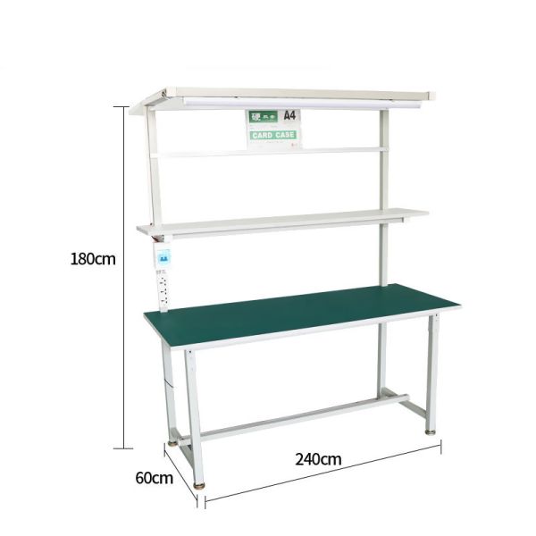 Quality Custom Anti-static Workbench 120x60x160cm Steel Factory Table for sale