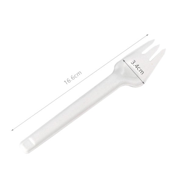 Quality 6.5'' Compostable Cutlery Sugarcane Bagasse Eco Friendly Disposable Forks 1000 Count for sale