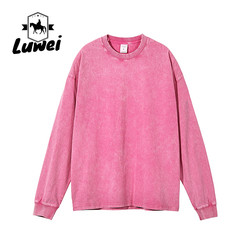 Quality Oversized Heavyweight Cotton Hoodie Dropped Shoulder Embroidery Sweatshirt for sale