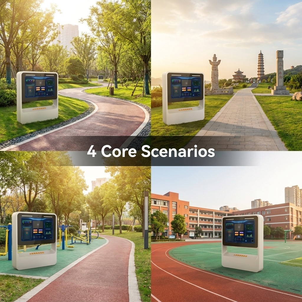 Yingmi smart trail for park, scenic spot, community and campus