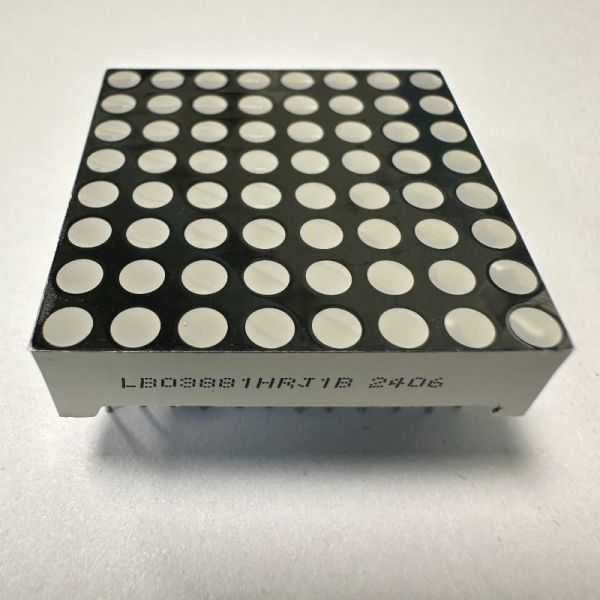 Quality Common Anode Stabler Performance 3mm 8x8 Dot Matrix LED Display Bi-Colour Red for sale