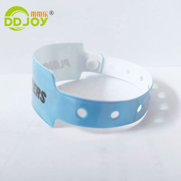 Quality Custom Logo Vinyl Bracelets for Amusement Park Affordable and Durable for sale