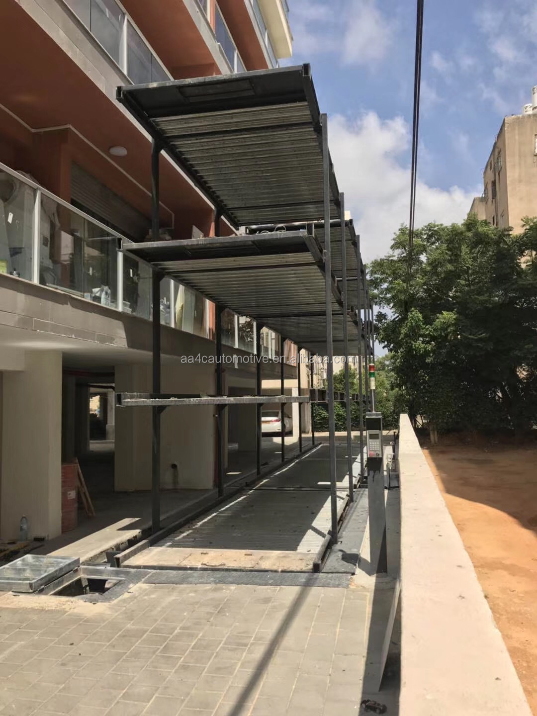AA4C hydraulic underground car parking lift  in-ground car parking system vertical car parking system AA-UTS20/2; AA-UTS25/2