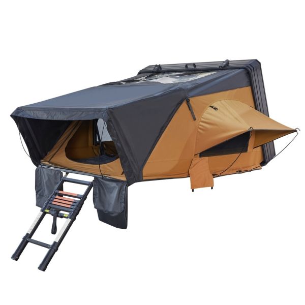 Quality Large 3-4 Person 210x160x110 CM Roof Top Tent with 320g Polyester Cotton Canvas for Outdoor Camping for sale