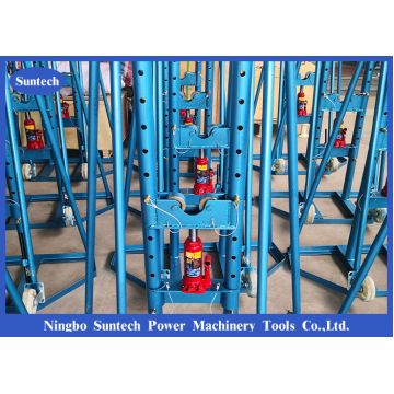 Quality 50kn Hydraulic Lifting Jack Electrical Stringing Cable Drum Jack for sale