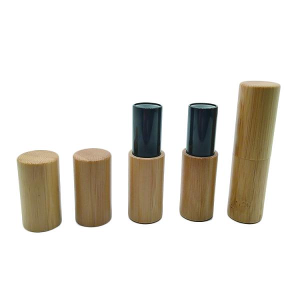 Quality Natural Wooden Empty Bamboo Custom Lipstick Tubes Cosmetic Packaging for sale