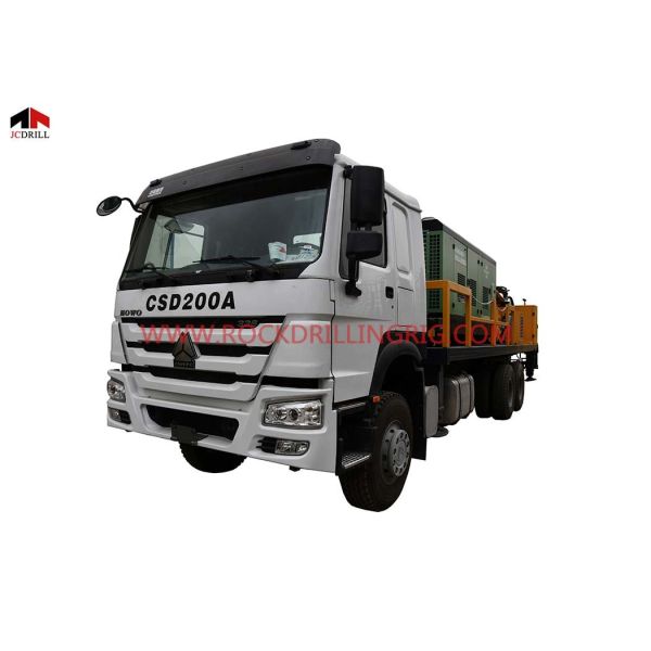 Quality Truck Mounted Hydraulic 200m Water Well Drilling Rig for sale