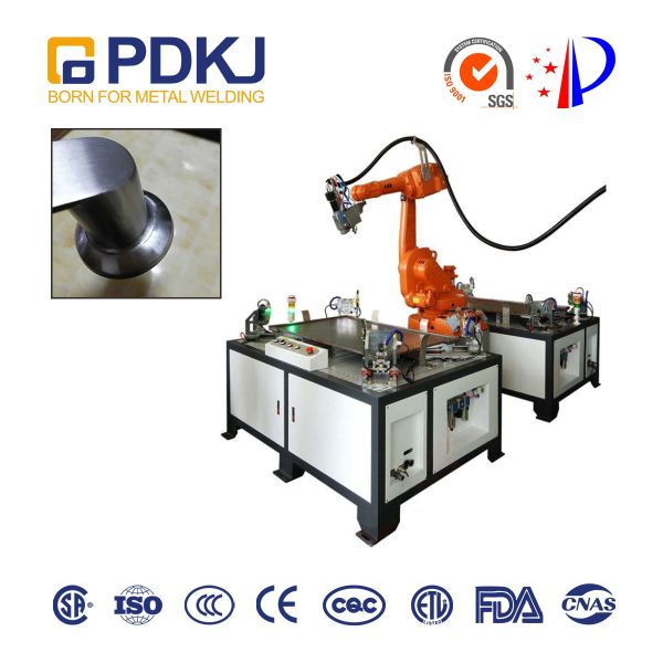 Quality 6 Axis 3000W Industrial Welding Robot Mig Machine SW For Handrail for sale