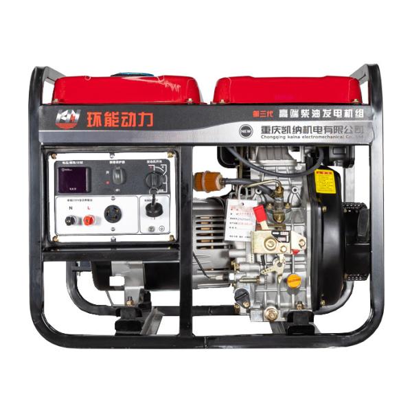 Quality Electric Manual 4 Stroke 6kw Single Cylinder Diesel Generator for sale