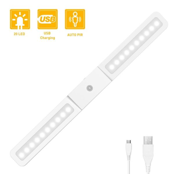 Quality 50LM 2.5W  Battery Powered Led Motion Sensor Light / Rechargeable Led Cabinet Light for sale