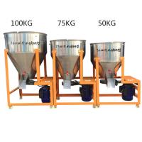 Quality Small Cattle Feed Mixer 50kg 2.2kw Animal Feed Grinder Machine Rustproof for sale