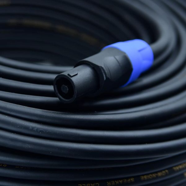 Quality Twist Lock 2 Conductor Speaker Cable Professional 50FT Length for Audio for sale