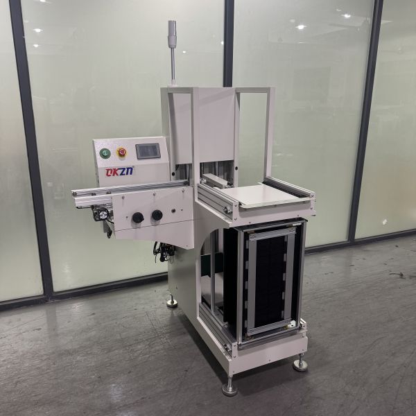 Quality Automatic SMT L-type PCB Unloader featuring Down Loader and Magazine Collector for sale