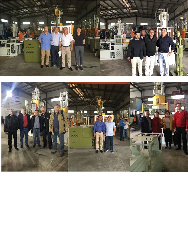 55 ton vertical plastic injection molding machine with rotary table