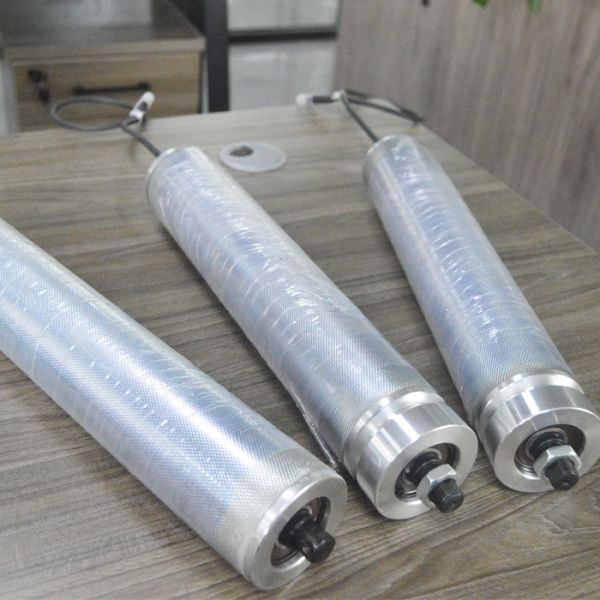 Quality DC48V Servo Brushless Hall Motorised Drum Rollers For Logistics Cross Belt for sale
