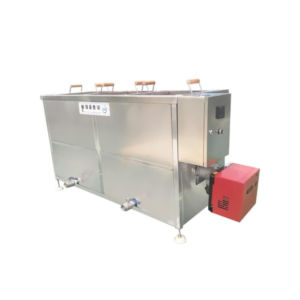 Quality Simple Manual 50kg/H Gas Deep Fryer for sale