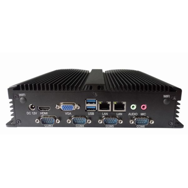 Quality Embedded Fanless Box PC Industrial Computer Generations I3 I5 I7 U Series CPU for sale