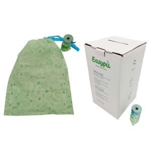 Quality AS4736 Certified Earth Friendly Dog Poop Bags Compostable Drawstring for sale