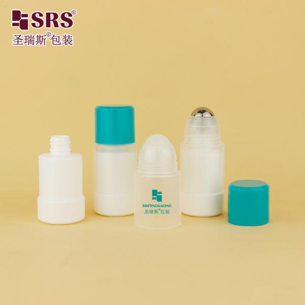 Quality RPPE 50ml 75ml Replaceable Roll On Deodorant Gel Plastic PP PCR Recycled for sale