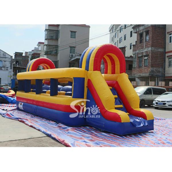 Quality 10x3m Giant Wipeout Inflatable Big Baller Obstacle Course for Adults and for sale