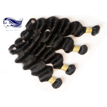 Quality Dyed Unprocessed Jet Black Body Weave Soft No Shedding No Tangle for sale