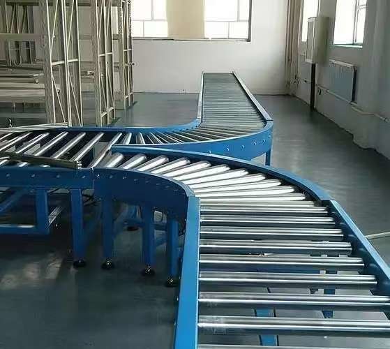 Quality Roller Conveyor Production Line , Light And Fast Running Straight Line Roller for sale