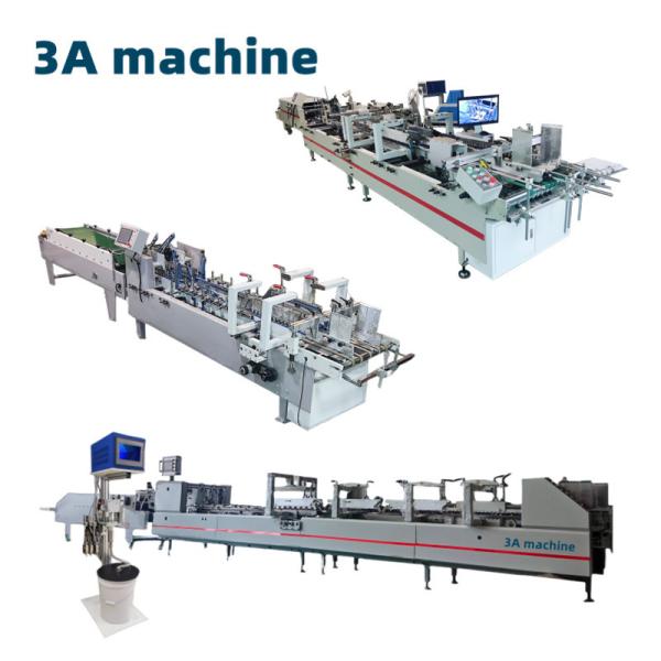 Quality Machinery Hardware Automatic Folder Gluing Machine for Corrugated Carton Cardboard Box for sale