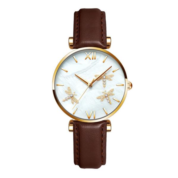 Quality 85g Women'S Stainless Steel Quartz Wrist Watch 3bar Waterproof for sale