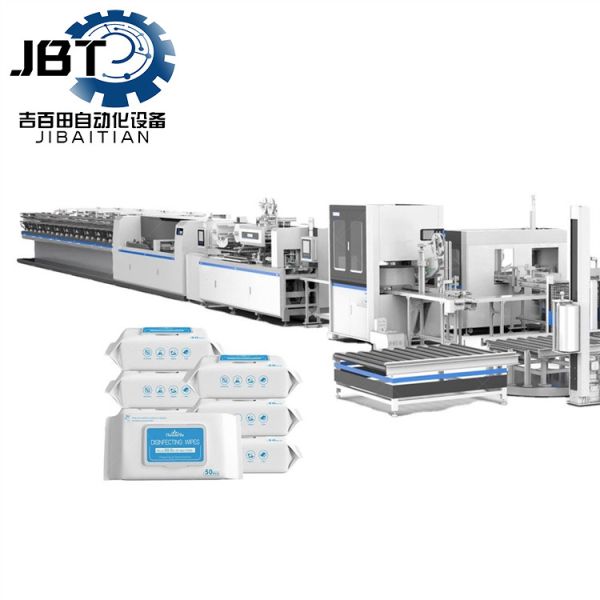 Quality Power Saving Fully Automatic Wet Tissue Making Machine With Customizable N Fold for sale