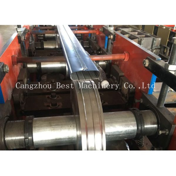 Quality Customized Oval Duct Pipe Roll Forming Making Machine 380v 4.5kw Power for sale