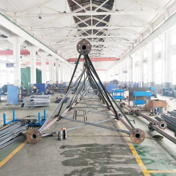 Quality Hot Dip Triangular Self Support Cell Tower Q355b Microwave Transmission for sale