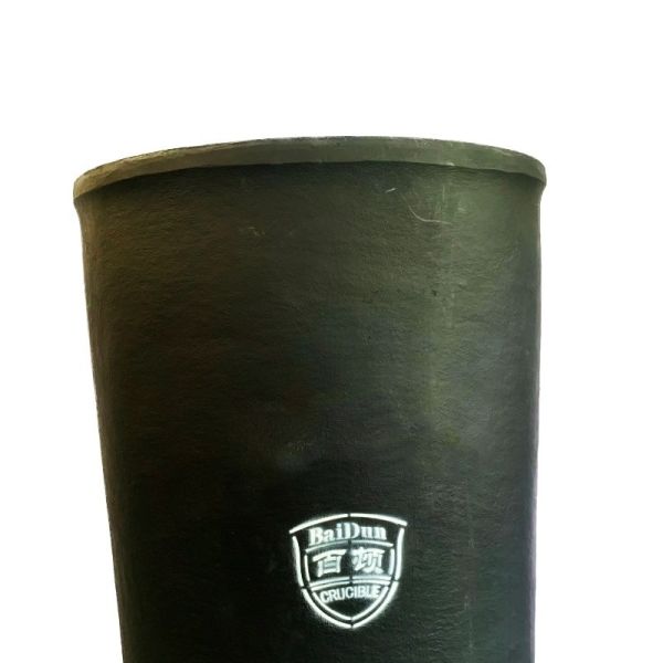 Quality Round Silicon Carbide Crucible Acidic / Basic Resistant 150kg Capacity Long Life for sale