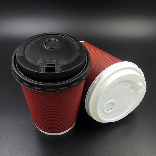 Quality Good Strength Reusable Cup Lids , 90mm Pp Hot Cup Large Plastic Dome Lids for sale