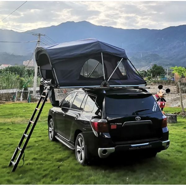 Quality Straight Bracing Type Spacious 4x4 Rooftop Tent for 4 Person Camping for sale