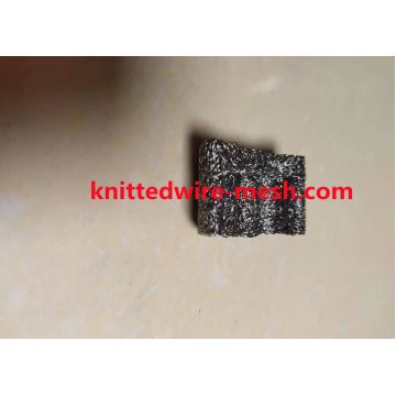 Quality Round Hole Shape Knitted Wire Mesh Filter In White For Effective Filtration for sale