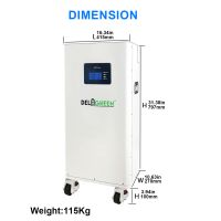 china Poland EU Stock 48V CALB 314ah Lifepo4 Battery Pack With EJ BMS Fire extinguishe