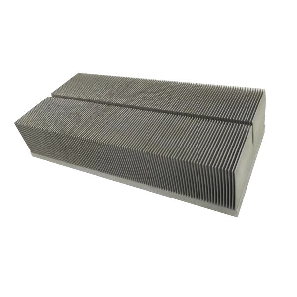 Quality AL 1060 Skived Fin Heat Sink For Peltier Thermoelectric Custom Dimension Carton Foam Packaging for sale
