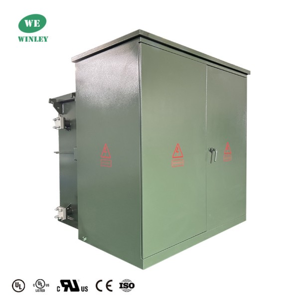 Quality 3000 Kva 3 Phase Pad Mounted Transformer Step-Down 24940V & 12470V UL Certified for sale