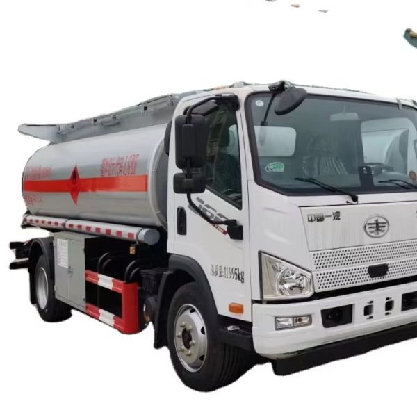 Quality FAW Brand 8ton New Left Hand Drive Fuel Bowser Price Oil Fuel Truck With Dispenser for sale