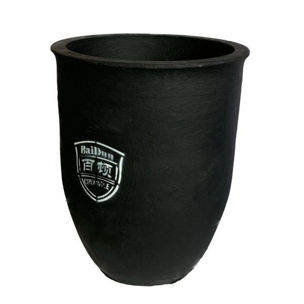 Quality High Hardness Cylindrical Carbon Graphite Crucible Excellent Corrosion for sale