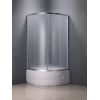 china Silver Aluminum Frame Frameless Corner Shower Enclosures