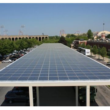 Quality High Quality Photovoltaic Carport 20M Max Building Height Framed Module Solar for sale