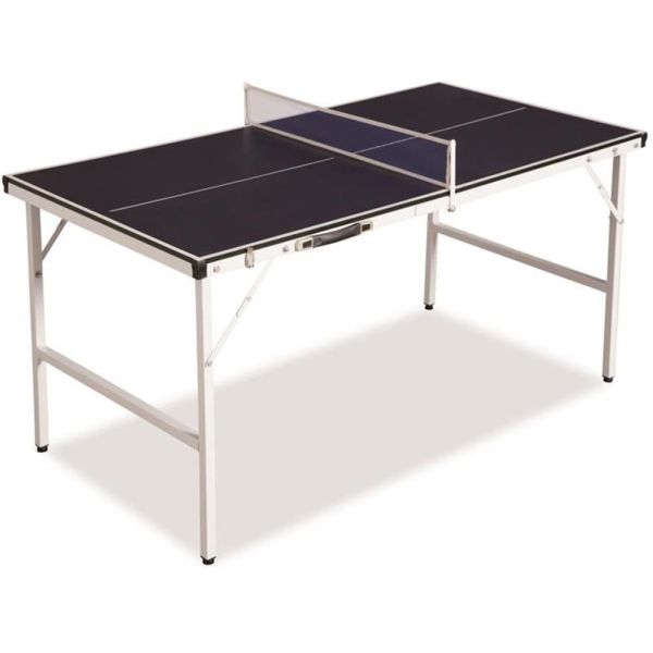 Quality Midsize Outdoor Table Tennis Table Easy Folding With Painting And Net Caster for sale