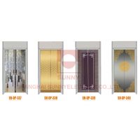 Quality Mirror / Irregular Grain / Etching Elevator Door , Elevator Door Panel for sale