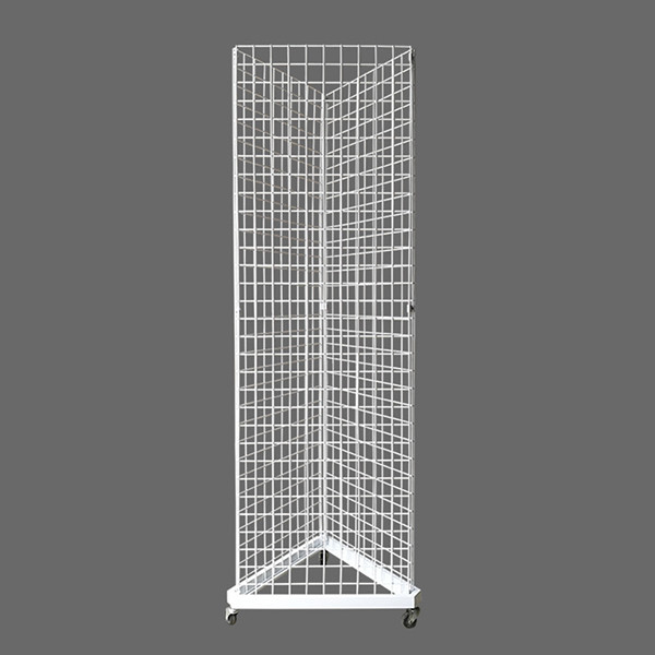 Quality Three Sided L650mm H1828mm Sports Equipment Storage Rack With Casters for sale