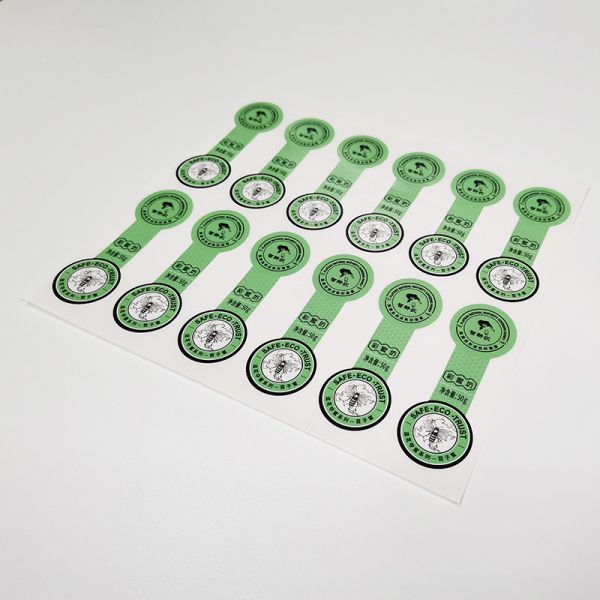 Quality Rectangular Packaging Label Stickers BOPP Film Strong Adhesive Sticky Labels for sale