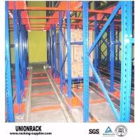 Quality ODM Radio Shuttle Pallet Racking Cold Rolled Steel Racks For Warehouse for sale