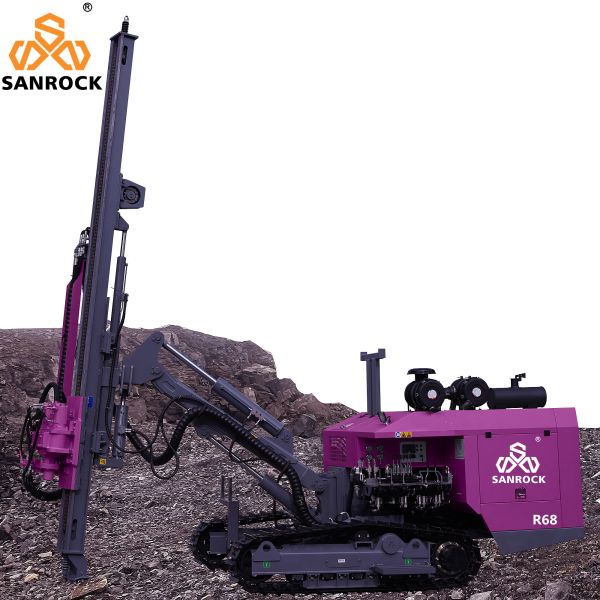 Quality Hydraulic Crawler DTH Drilling Machine Mining Borehole High Efficiency for sale