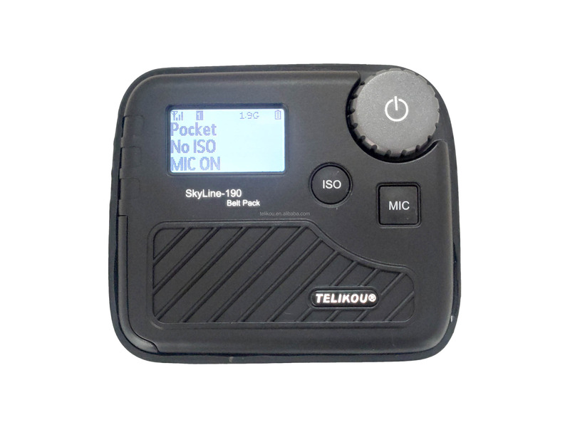 TELIKOU 2022 new wireless intercom system SKYLINE 100  16 users full duplex for event Professional Audio, Video & Lighting