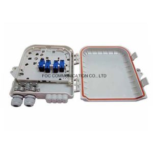 Quality Fiber Optic Termination Box 8 Core Loaded With 1x8 PLC Splitter Blockless for sale
